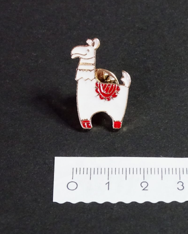 Gute Dinge haben Seele - Lama - Pin